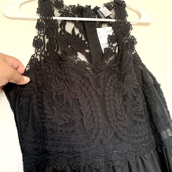 Divided | Dresses | Divided Hm Black Lace Dress Nwt | Poshmark